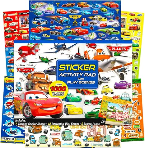 Amazon.com: Bendon Disney Pixar Cars/Planes Ultimate Sticker Activity ...