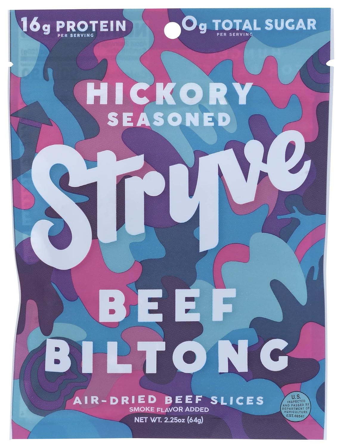 Amazon.com: Stryve Protein Snacks, Gourmet Beef Biltong, Smoked, 2.25 ...