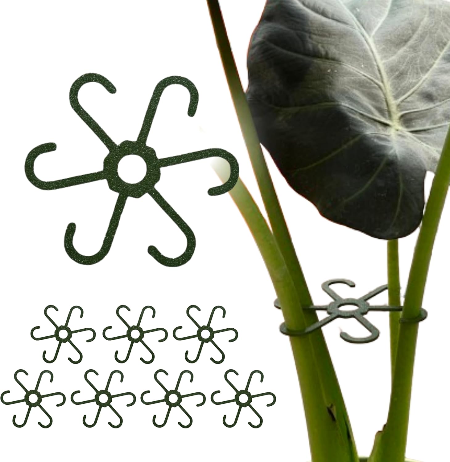 STÜTZEN-LIEBE Pack of 7 Plant Support Hero, Shrub Holder, Garden ...