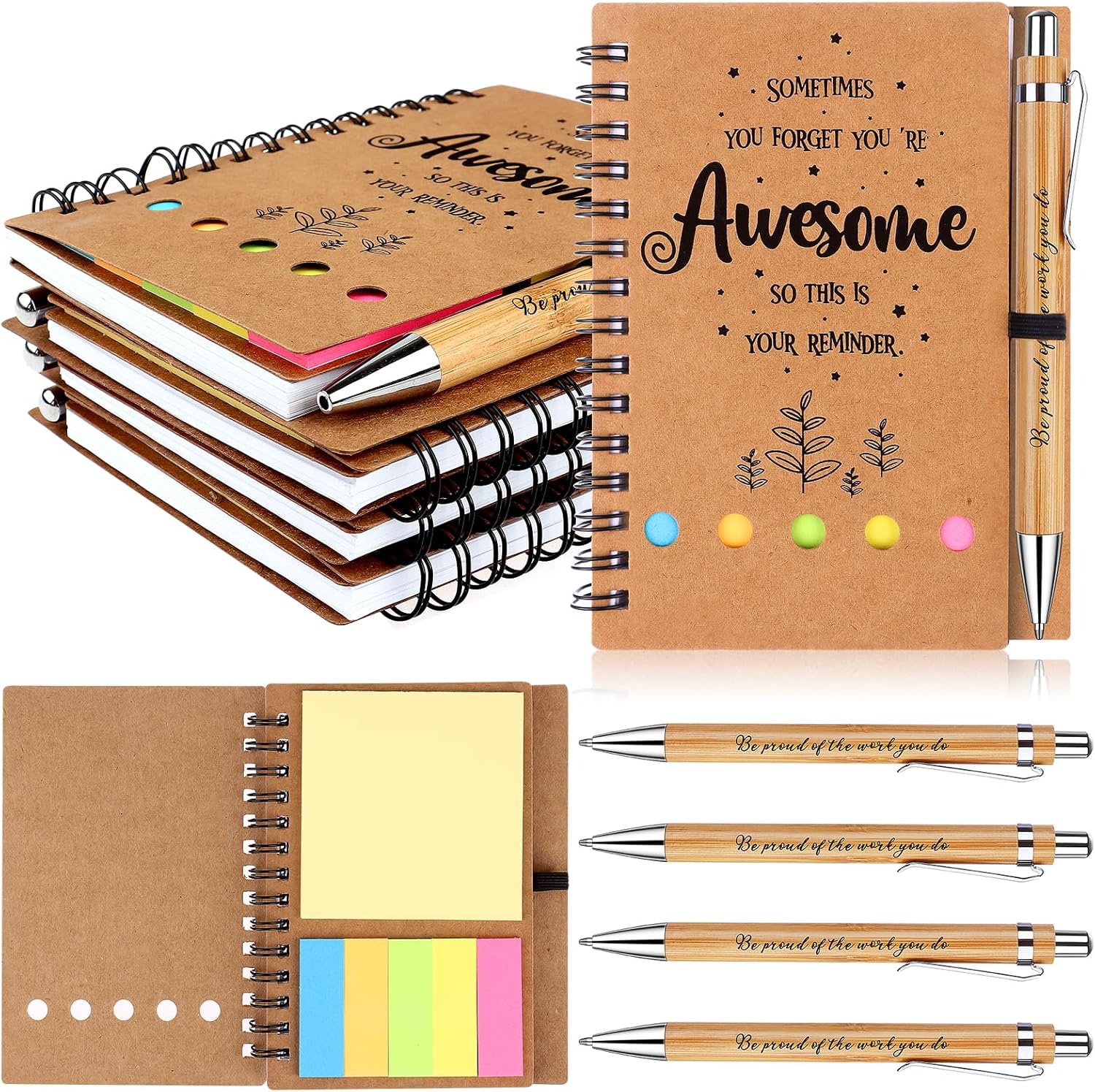 8 Pcs Thank You Gift Employee Appreciation Gifts Bulk Include 4 ...