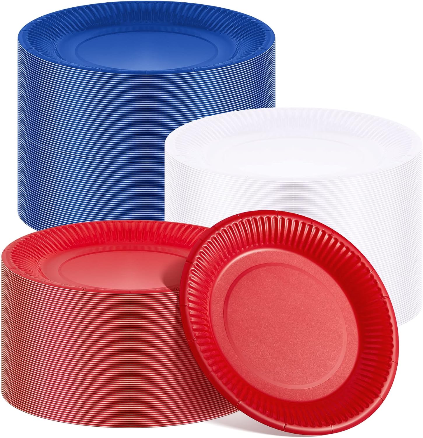 Amazon.com: Tessco 120 Pcs Paper Plates 7'' Paper Plates Party Paper ...