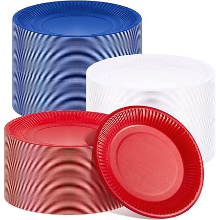 Amazon.com: Winoo Design 4th of July Plates - 48 PK - July 4 Paper ...