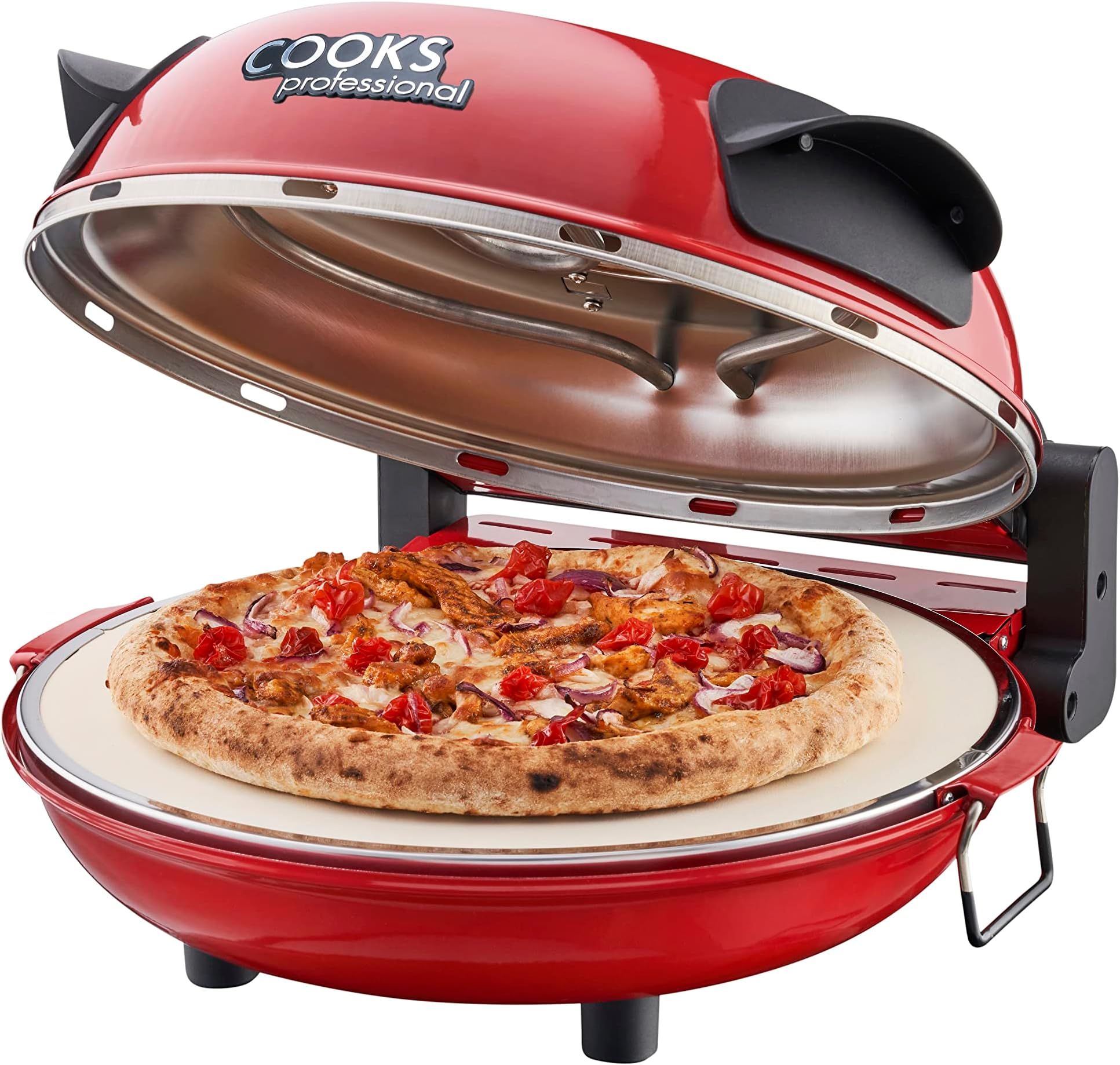 G3 Ferrari G10006 Delizia Pizza Oven - 1200W in Red : Amazon.co.uk ...