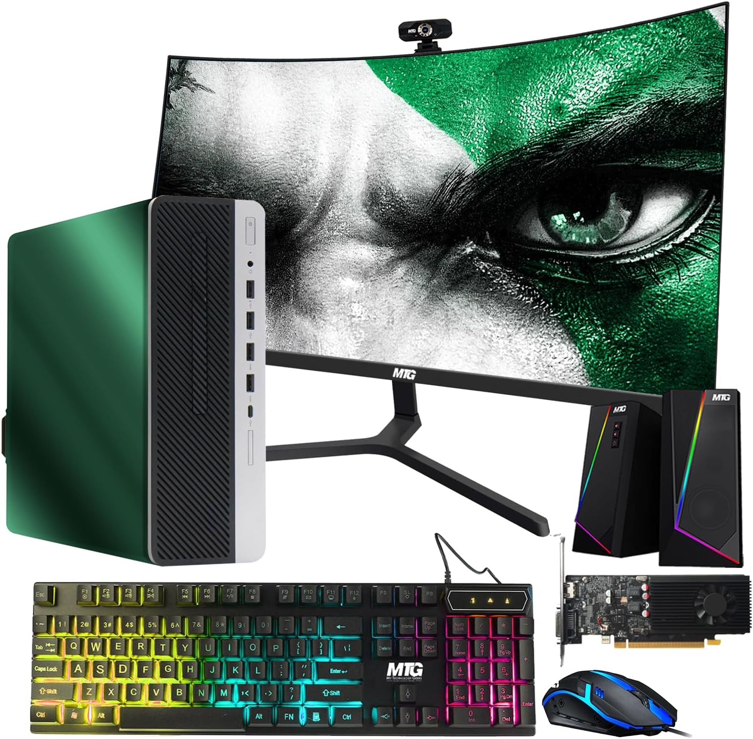 Amazon.com: HP G3 Gaming Desktop, Green Edition – Intel Core i5 6th Gen ...