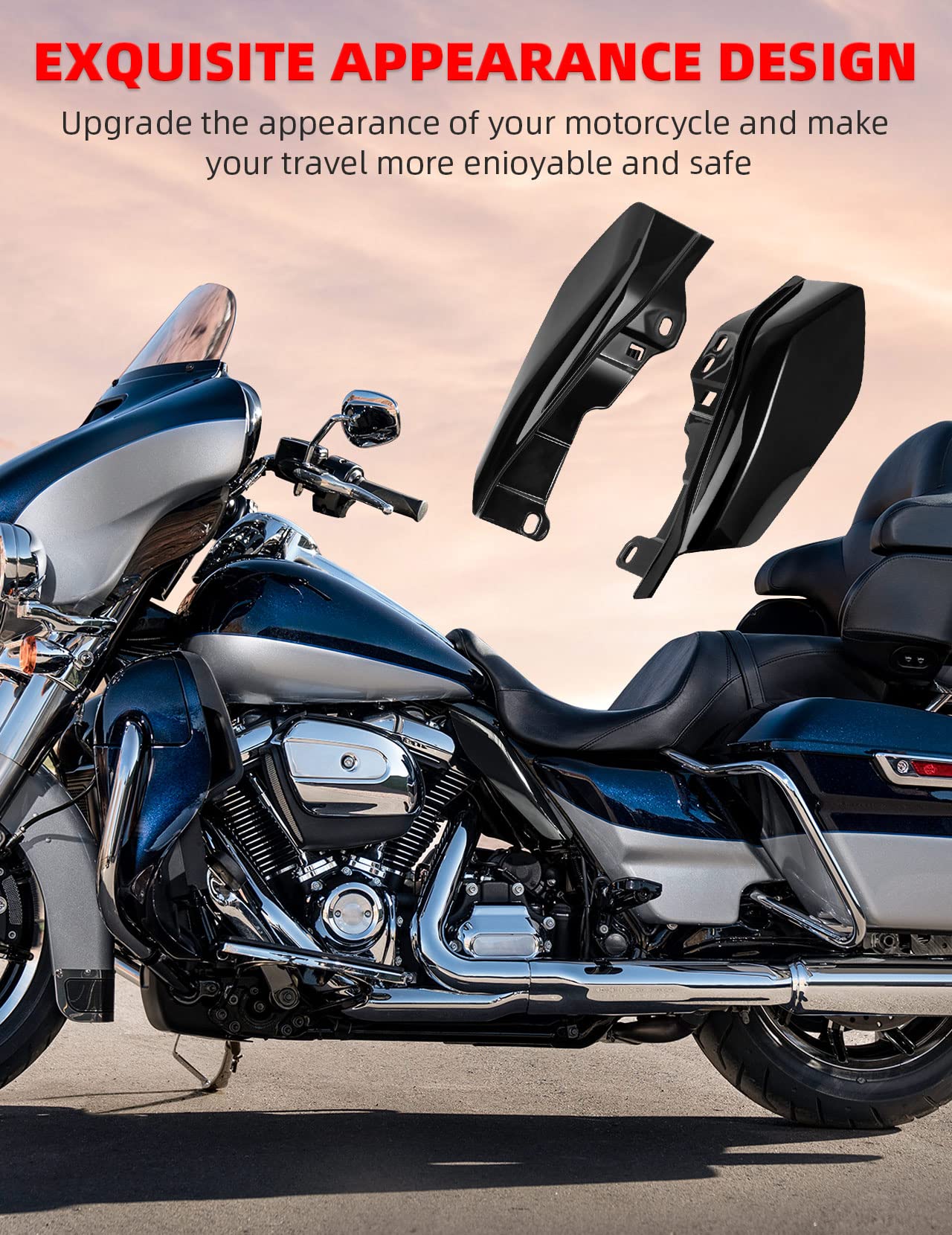Snapklik.com : Amazicha Mid Frame Air Deflectors Heat Deflector ...