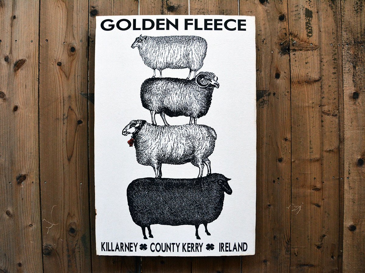 Amazon.com: Stack Sheep: 24x36" - Salvaged Wood Wall Decor - Handmade ...