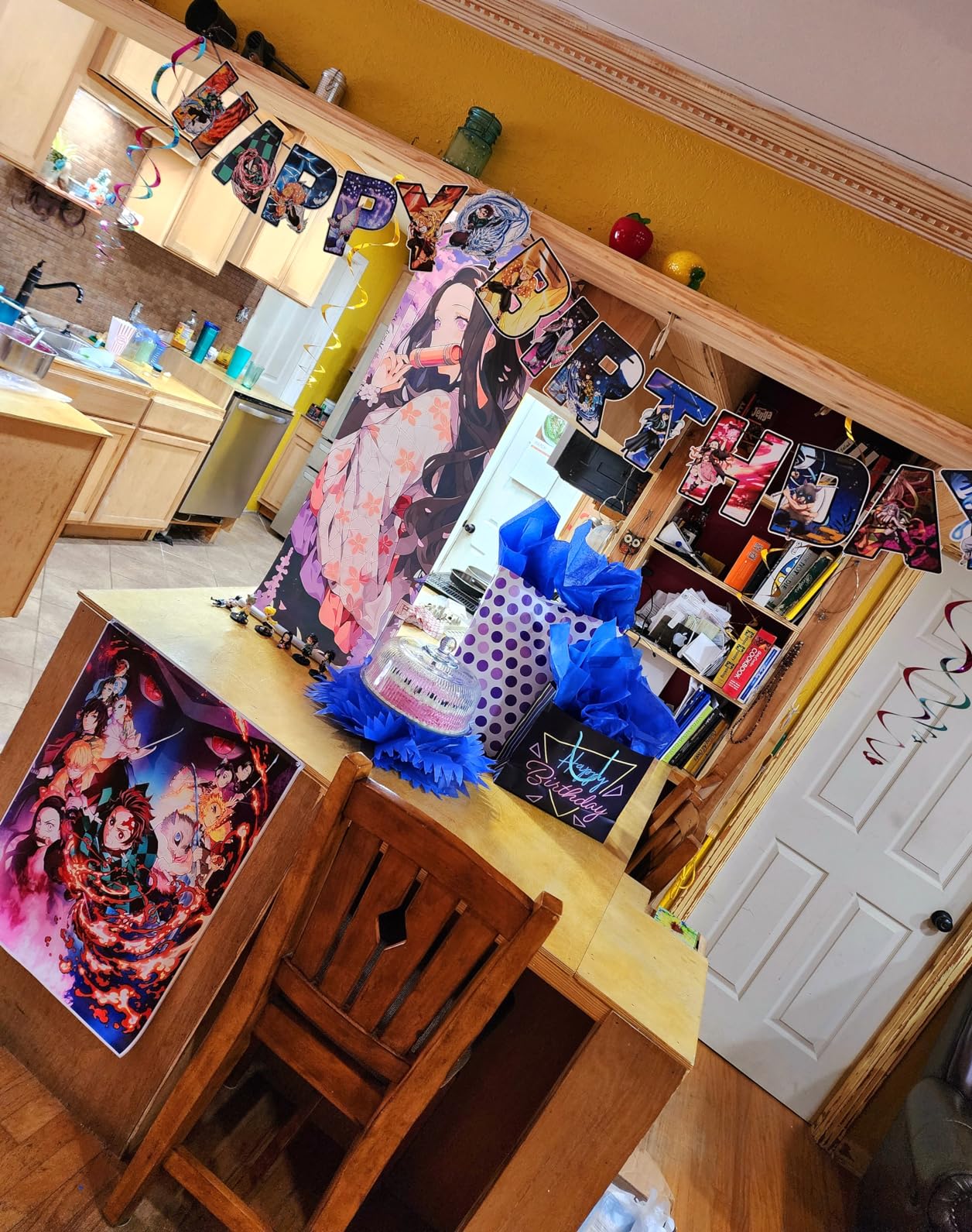 Amazon.com: 13Pcs Demon Slayers party supplies,6pcs Demon Slayer ...