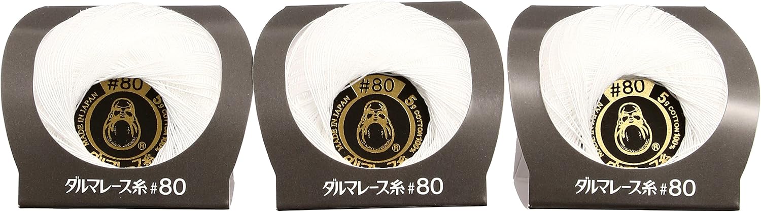 Amazon.com: Penny Lace Thread # 80 G 105 m 3 Ball Set