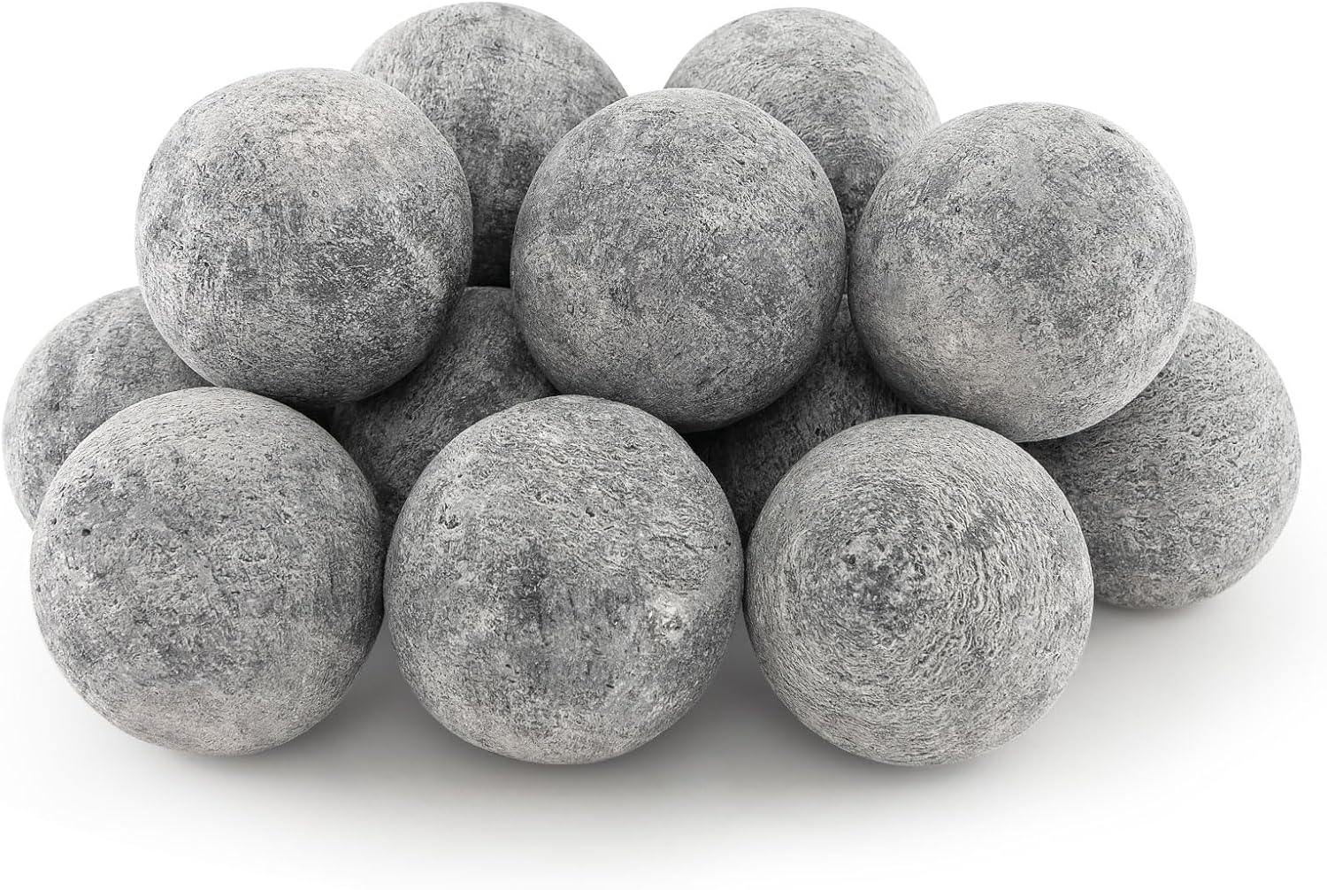 Amazon.com: Goplus Ceramic Fire Balls, 15 PCS 3” Fiber Round Fire Stone ...