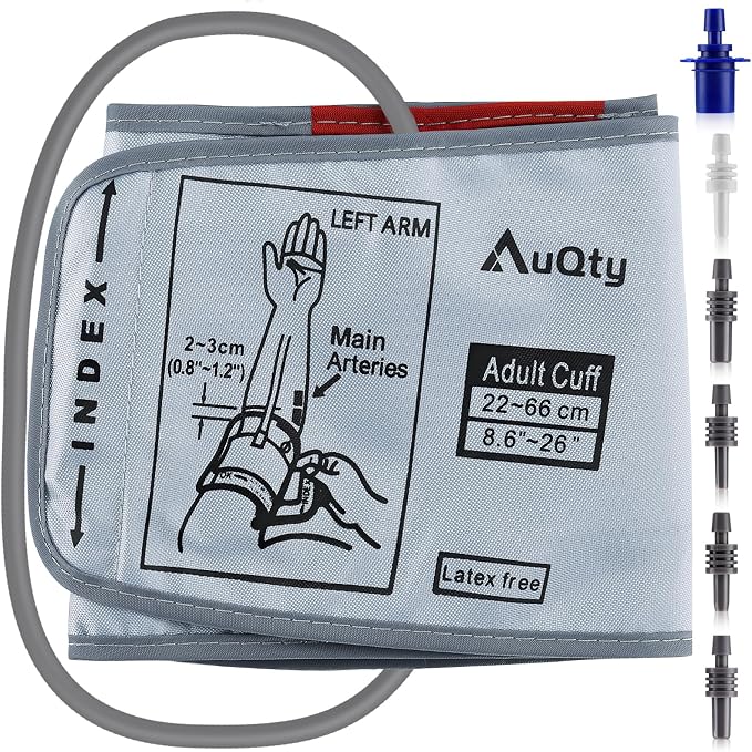 Amazon.com: 8.6-26 Inches (22-66cm) XXL Blood Pressure Cuff with 6 ...