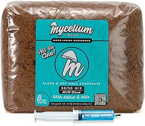 Amazon.com : Mycelium Mushroom Growing Kit, Purple Mukitake Gourmet I ...