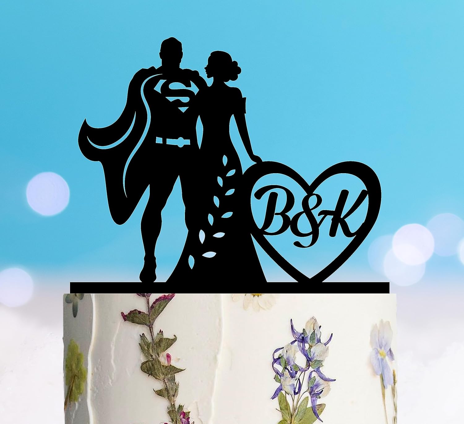 Amazon.com: Acrylic Cake Topper - Wood Cake Topper - Super Hero ...
