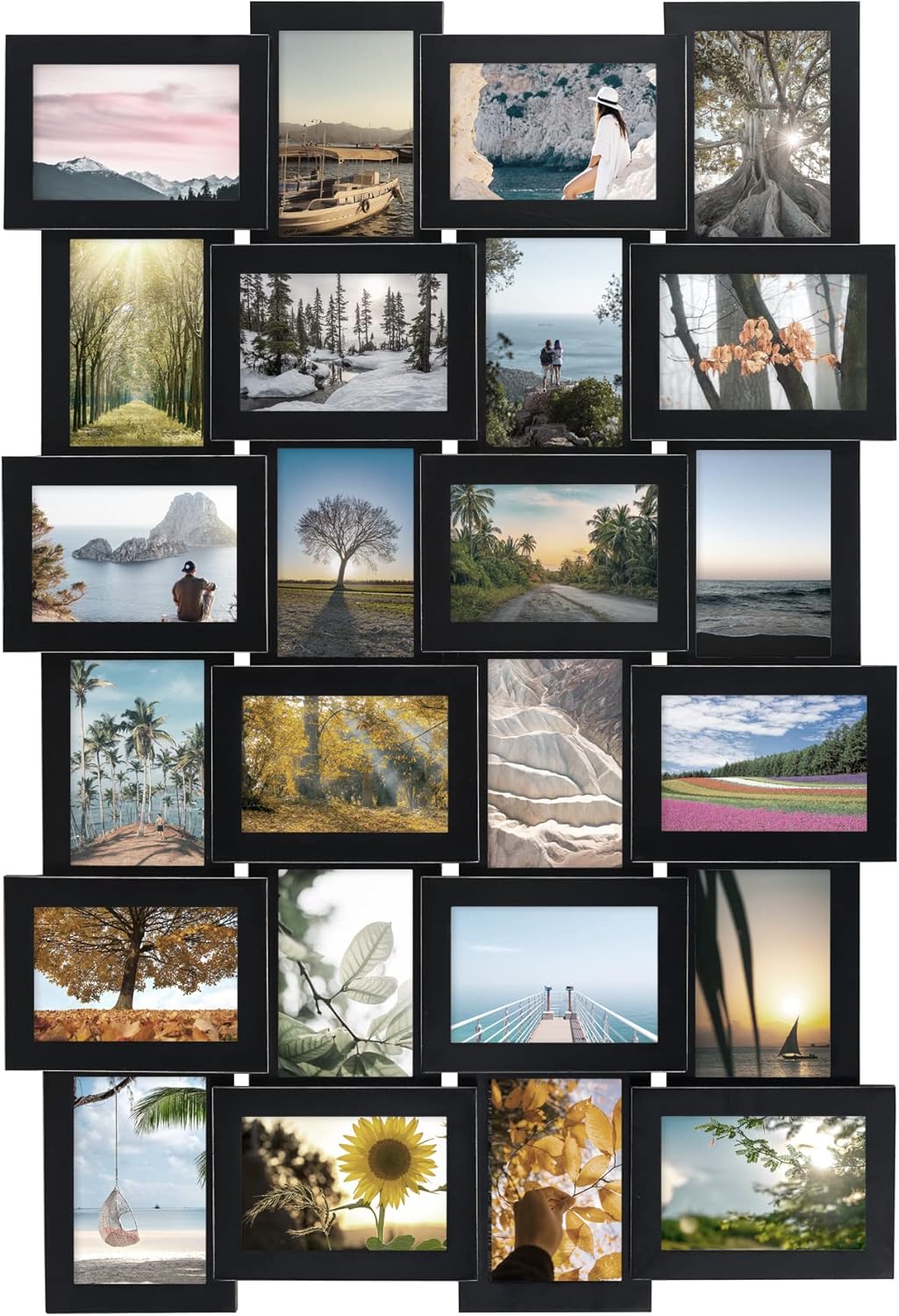 Amazon.com - Adeco 24 Openings 4 x 6 Collage Picture Frame, Decorative ...