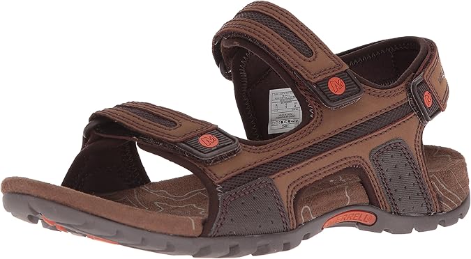 Amazon.com | Merrell Unisex-Adult Sandspur Oak Sandal | Sport Sandals ...