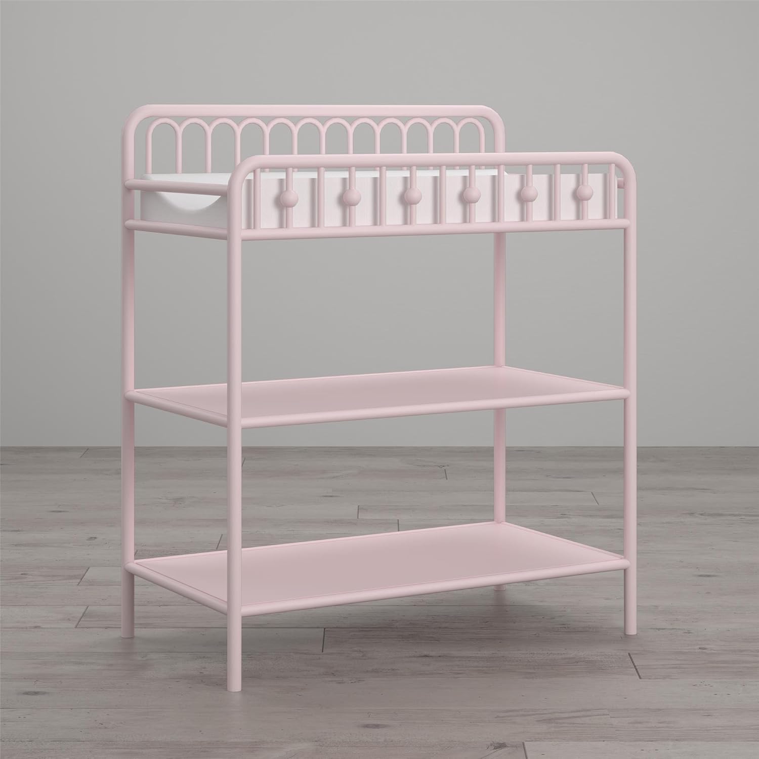 Amazon.com : Little Seeds Monarch Hill Ivy Metal Changing Table, Pink ...