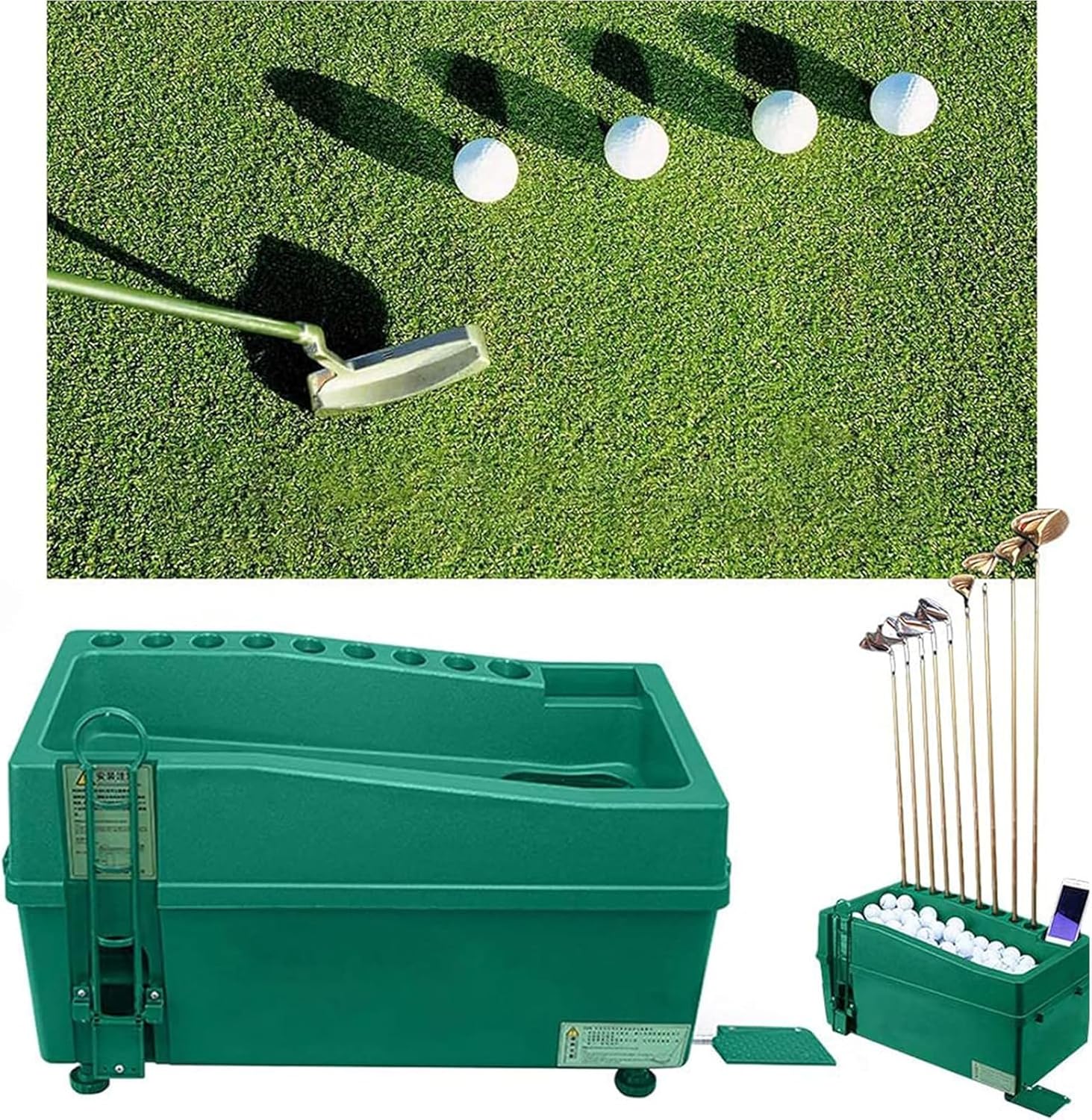 RayGenius Automatic Golf Ball Dispenser, Automatic Golf Ball Server, No ...