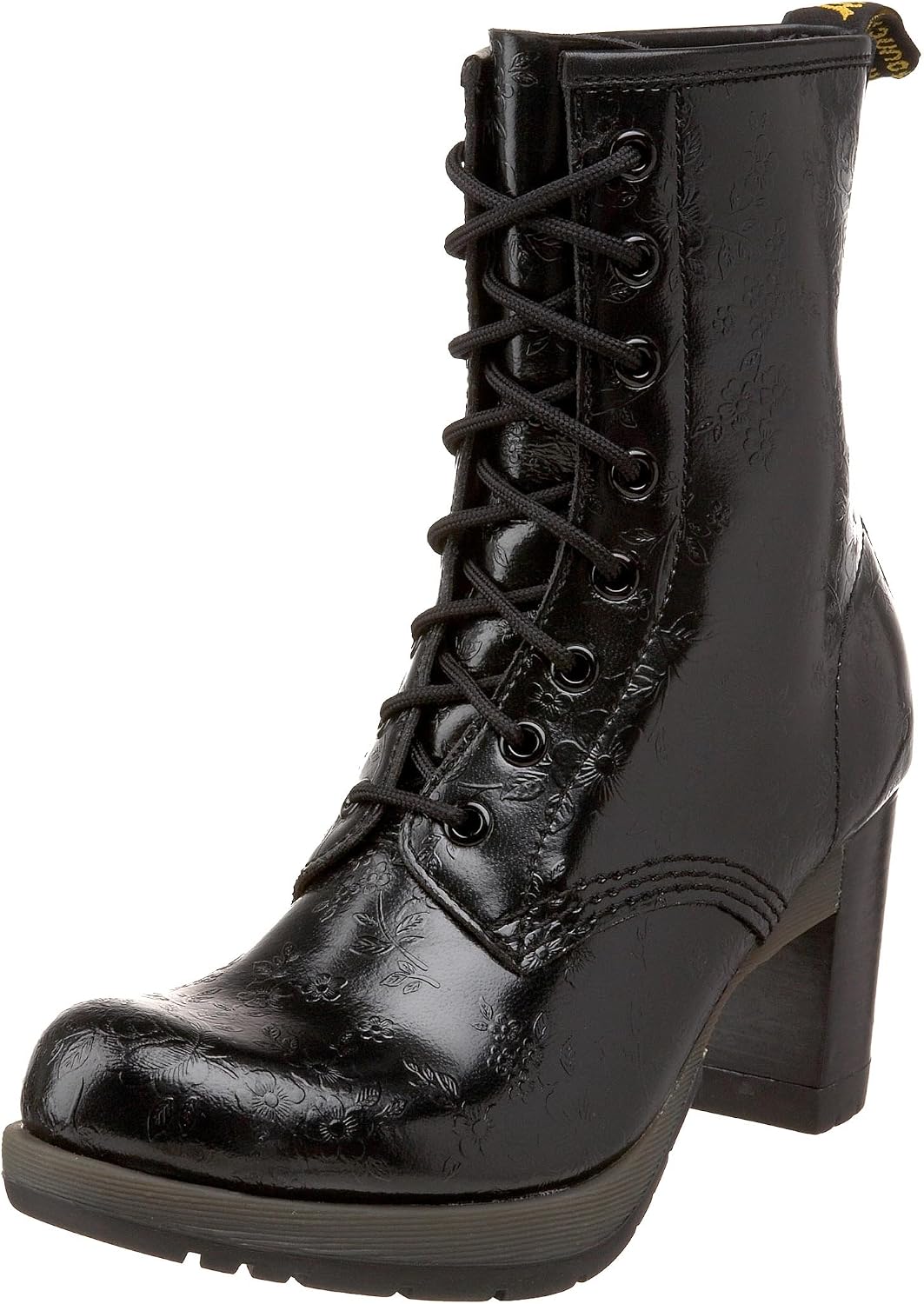 Dr Martens Women's Darcie QQ Flowers Boot Black 12891005 9 UK: Amazon ...