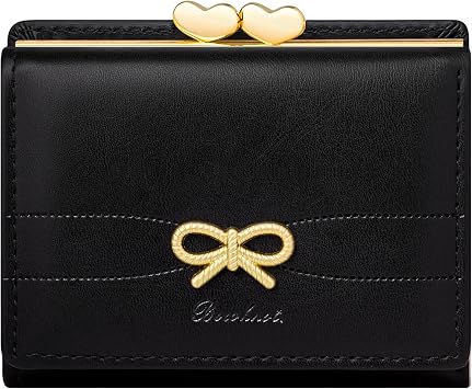Amazon.com: YINHEXI Cute Coquette Bow Wallet for Women Small RFID ...