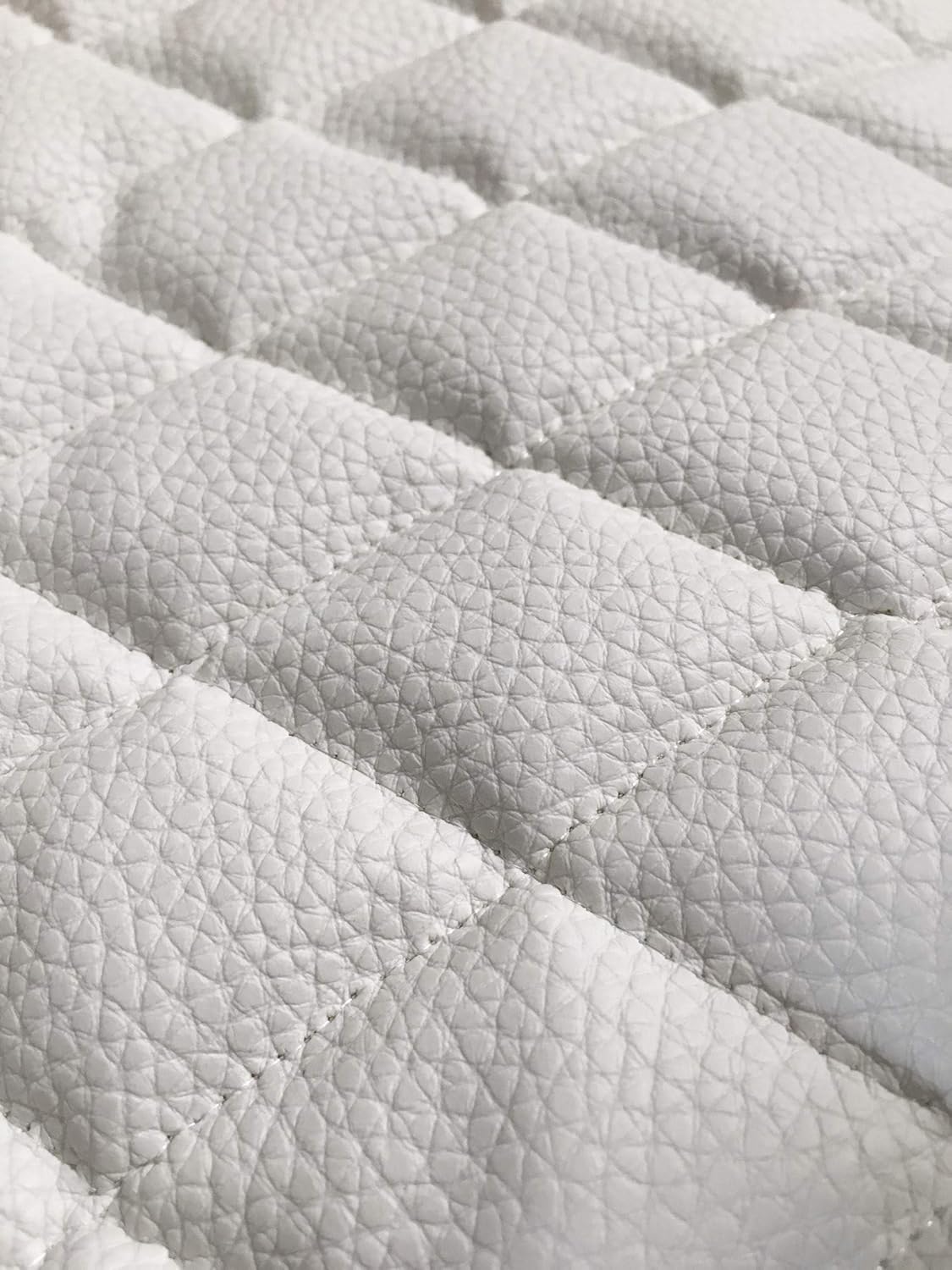 Amazon.com: luvfabrics Diamond Quilted Faux Leather Vinyl Foam Backed ...