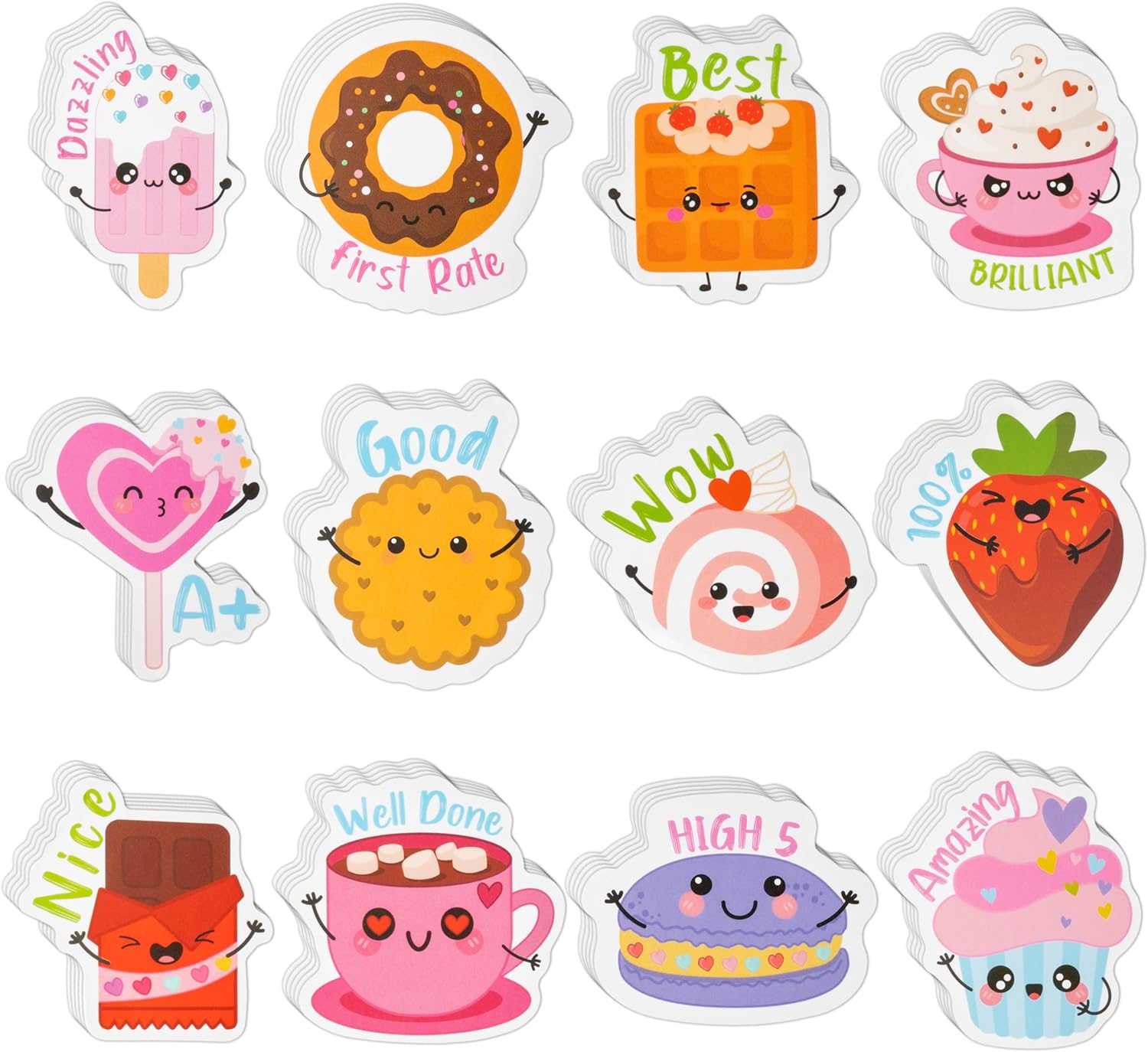 Amazon.com: X1zuue 300Pcs Scratch and Sniff Sticker for Kids Smelly ...