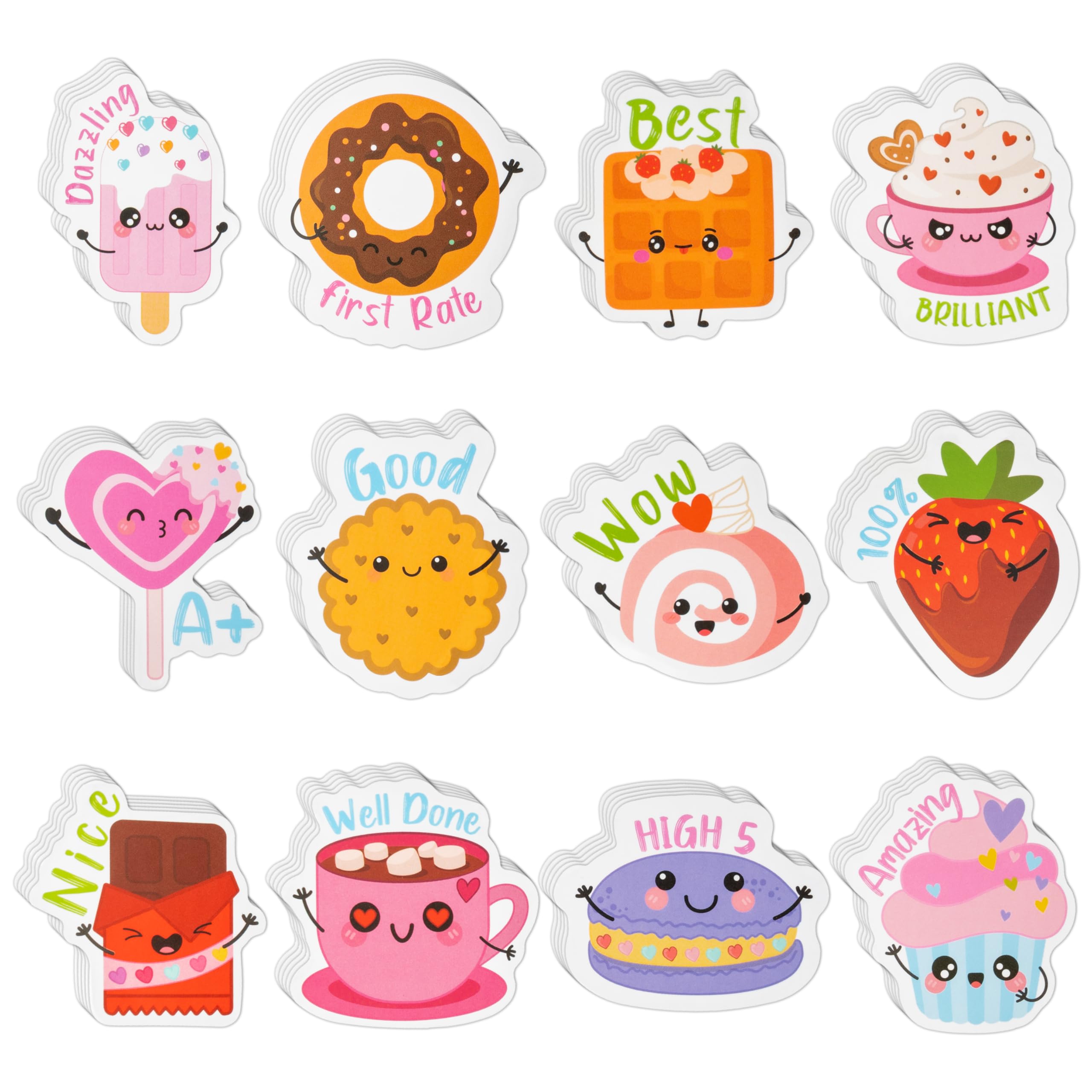 Amazon.com: X1zuue 300Pcs Scratch and Sniff Sticker for Kids Smelly ...