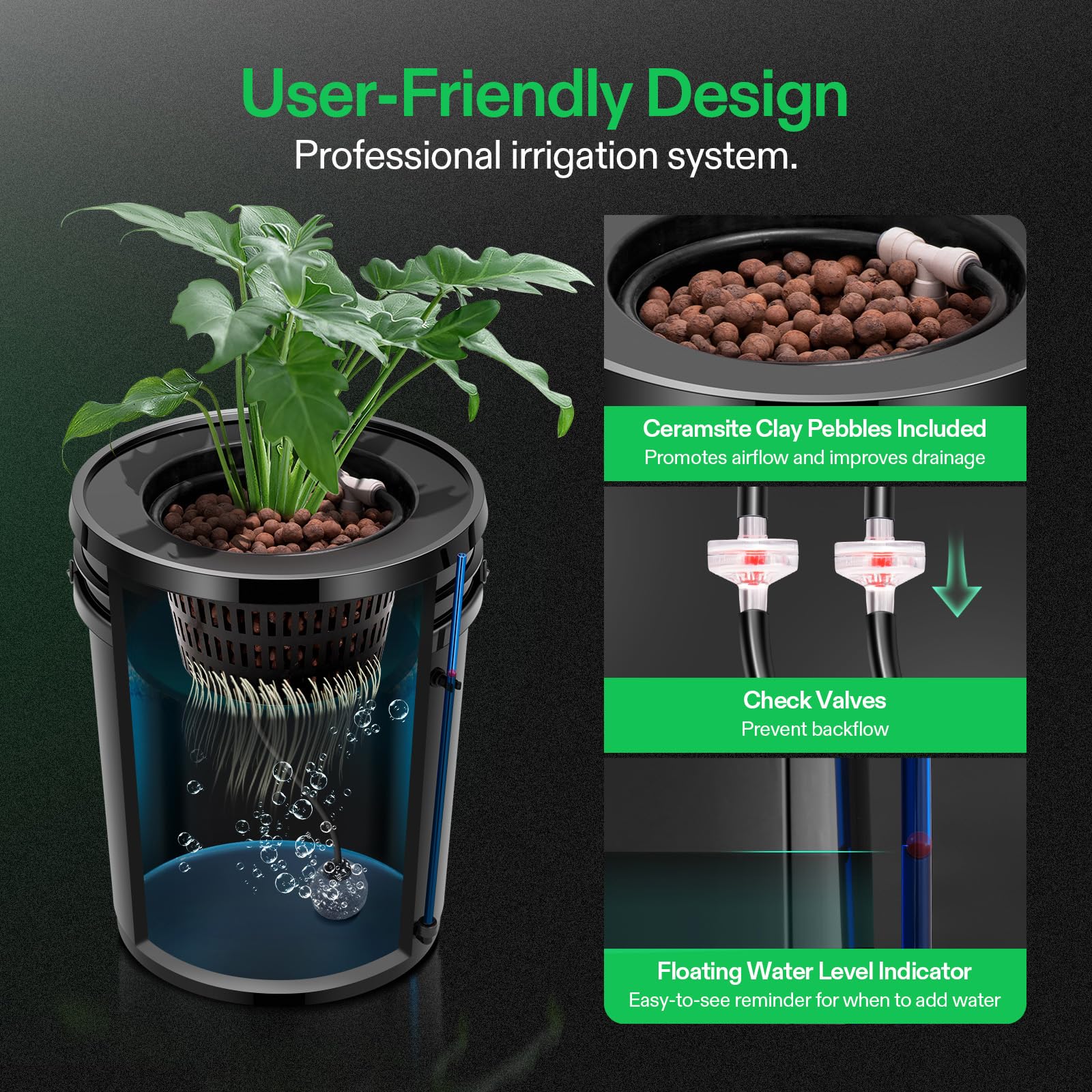 Snapklik.com : VIVOSUN DWC Hydroponics Grow System