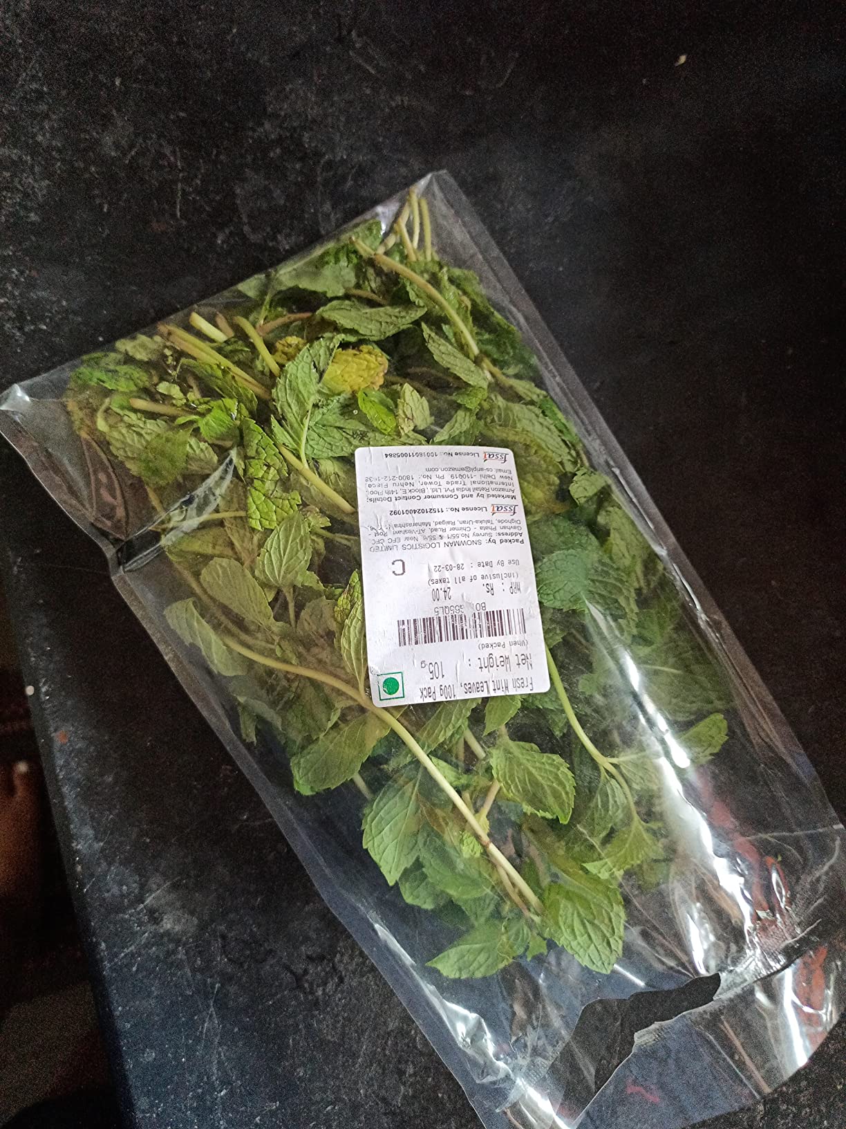 Fresh Mint Leaves, 100g : Amazon.in: Grocery & Gourmet Foods