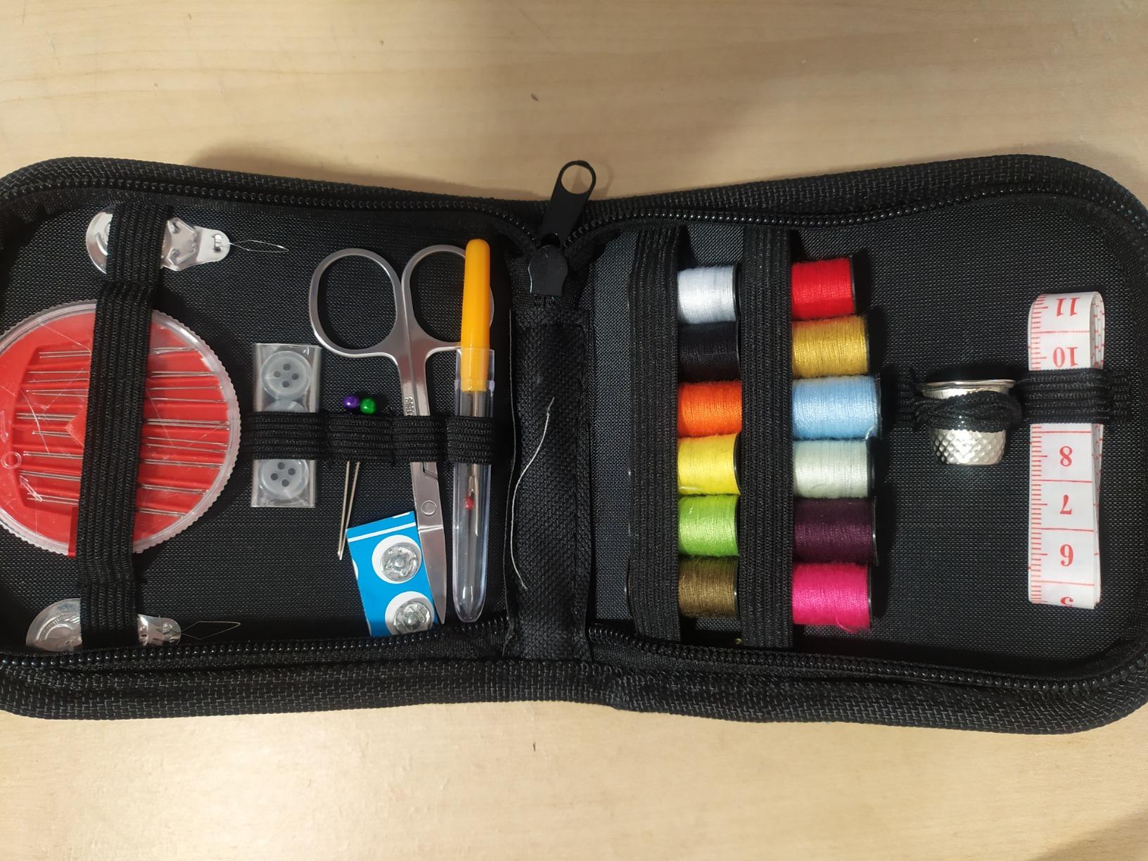 Mini Travel Sewing Kits, elloLife Small Basic Sewing Pack Supplies ...