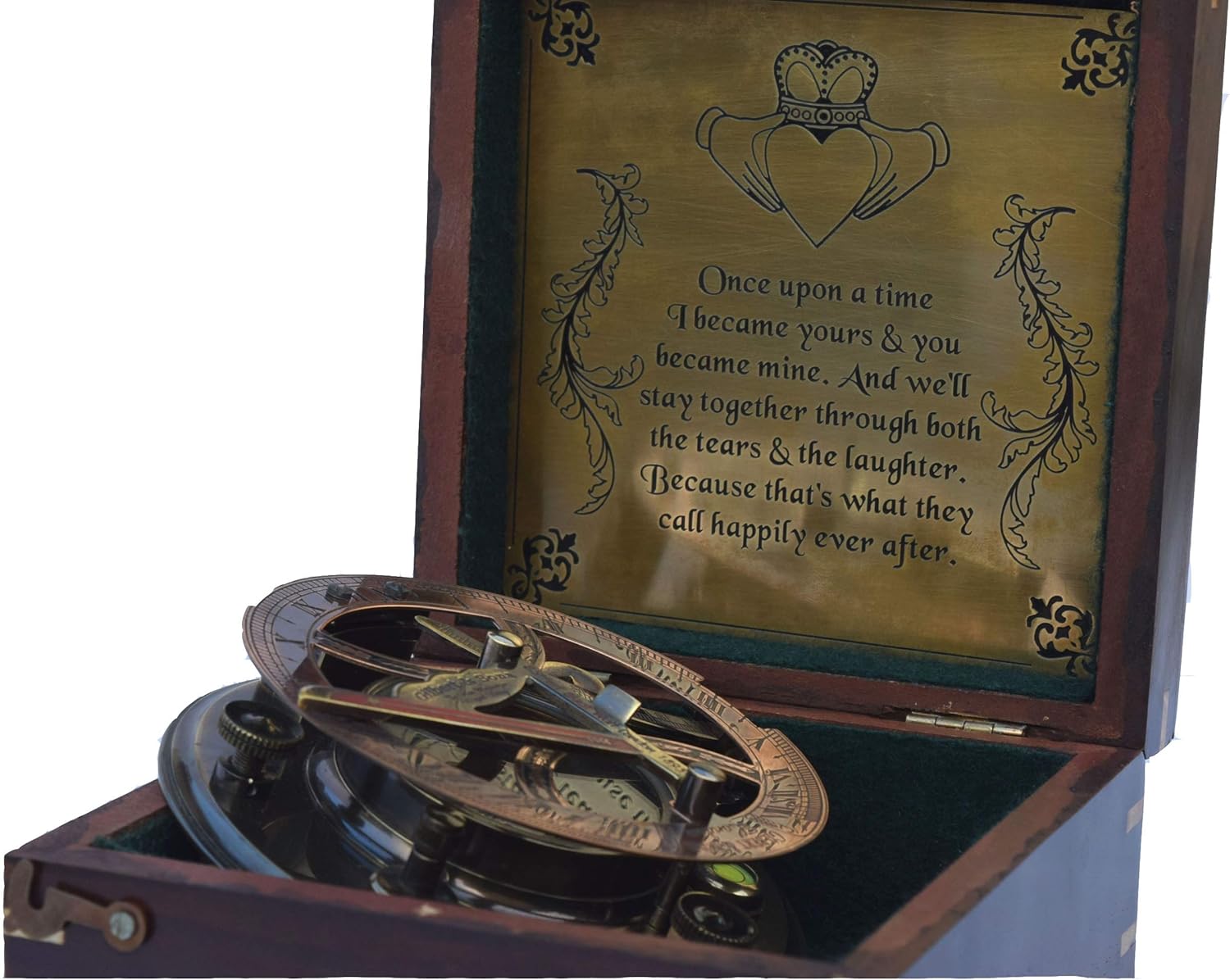RIRHTAJUS Anniversary Sundial For Him Wedding Gifts For Him Birthday Gifts For Him Love Gifts rirhtajus-anniversary-sundial-for-him-wedding-gifts-for-him-birthday-gifts-for-him-love-gifts