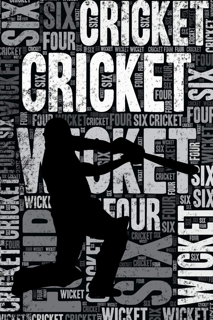 Cricket Journal: Cool Blank Lined Cricket Lovers Notebook For Cricketer ...