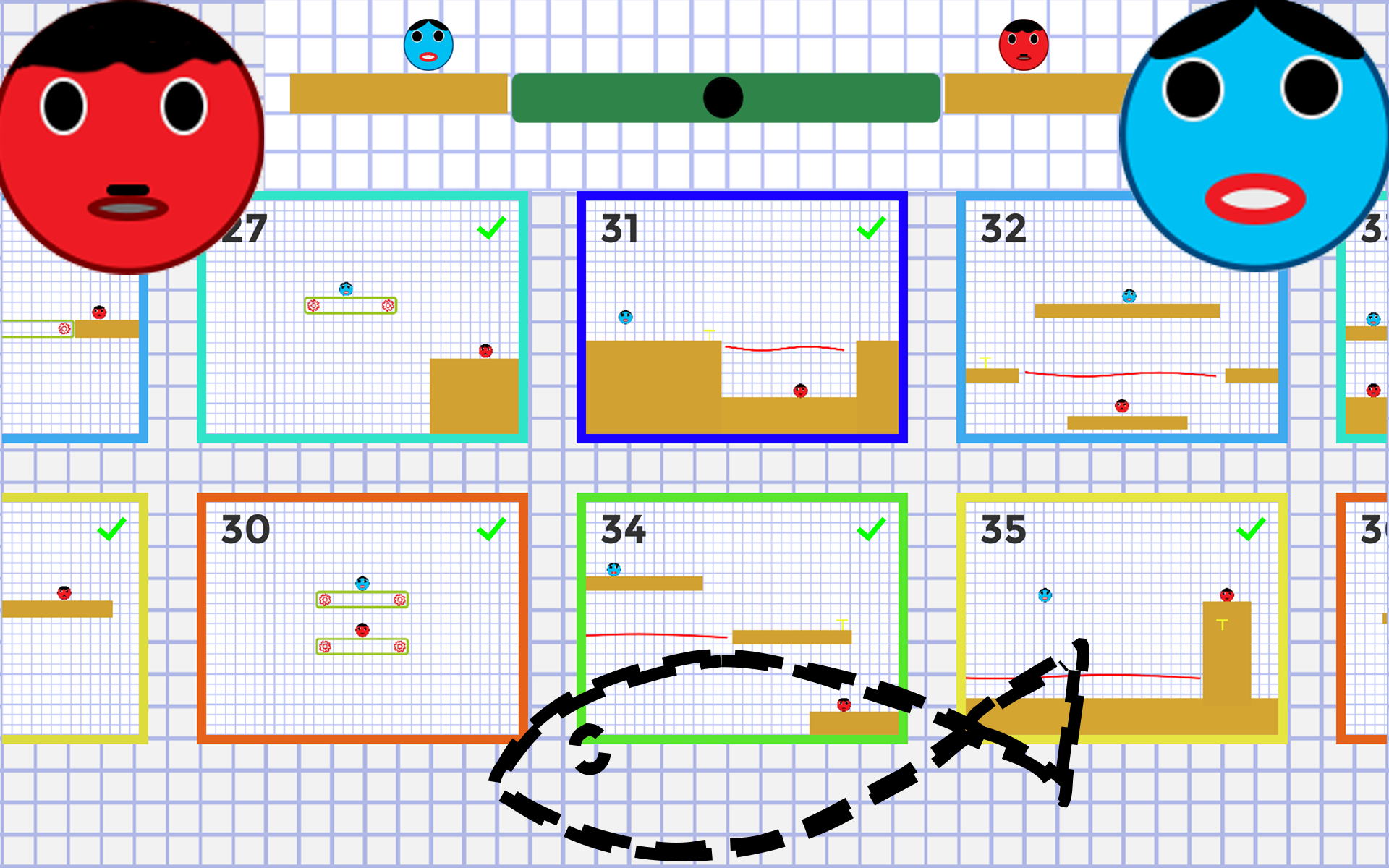 Ball Link Red and Blue Physics Draw - App on Amazon Appstore