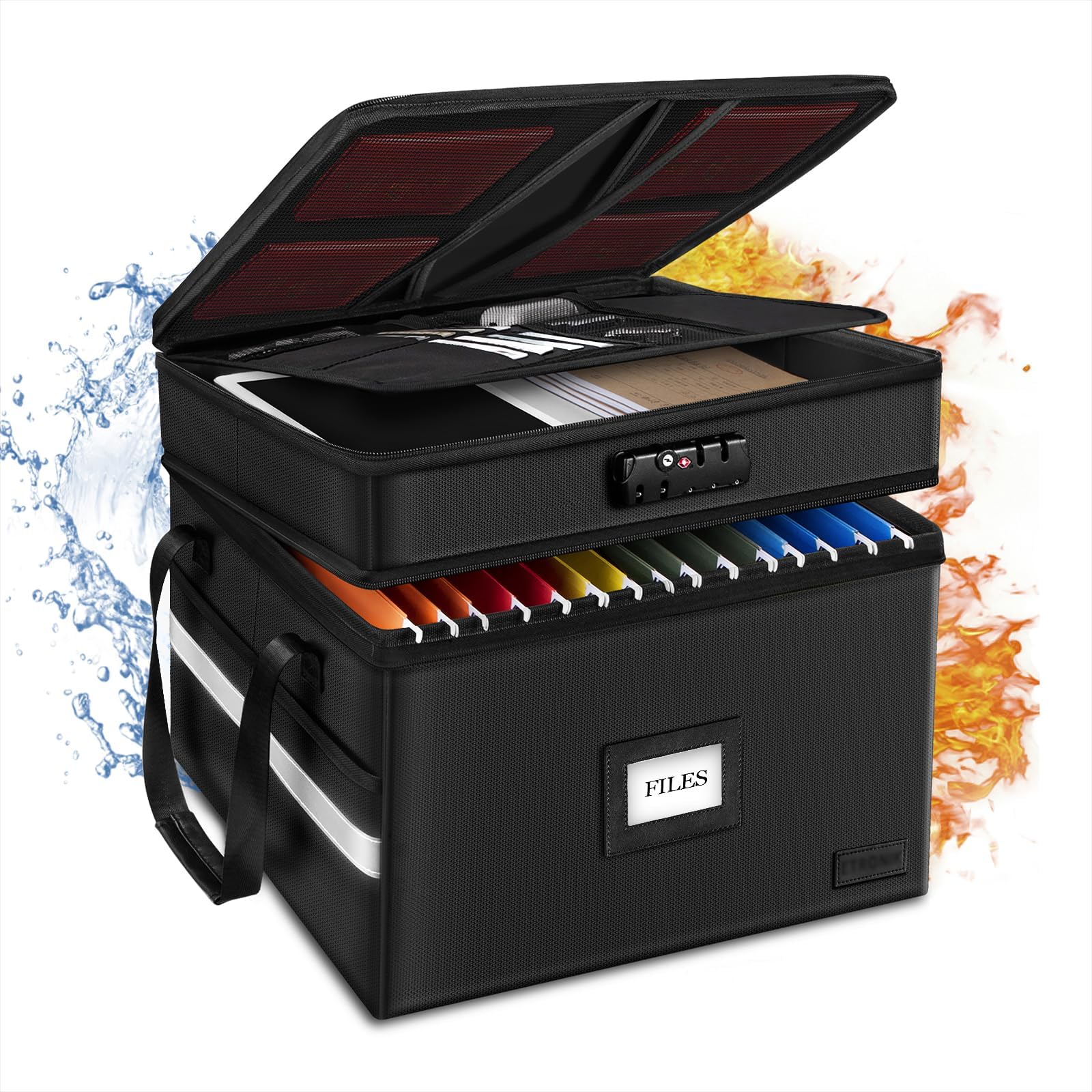 Amazon.com: DocSafe File Box Set with Lock and Wheels : Office Products