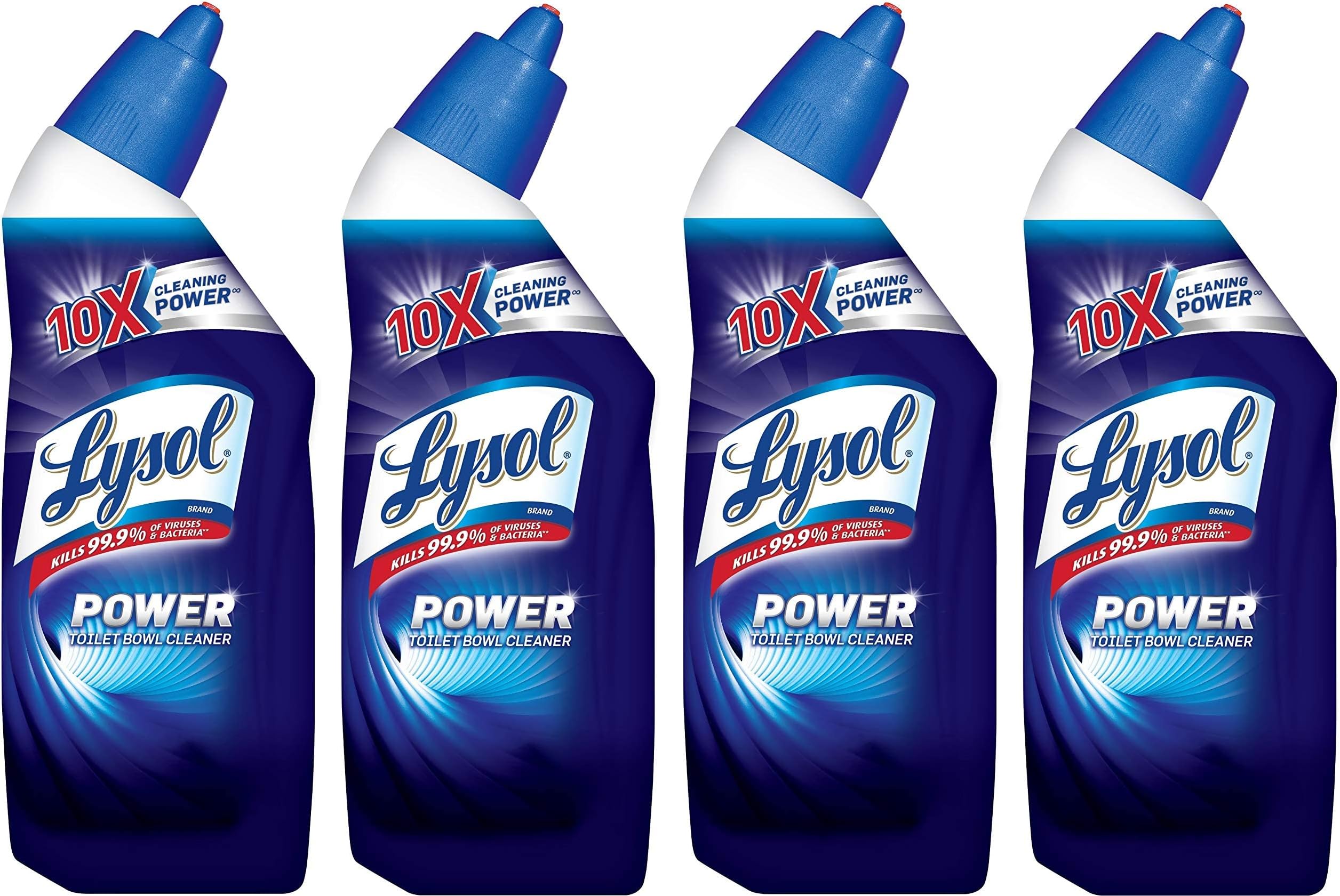 Amazon.com: Lysol Power Toilet Bowl Cleaner, 10X Cleaning Power 8 oz ...