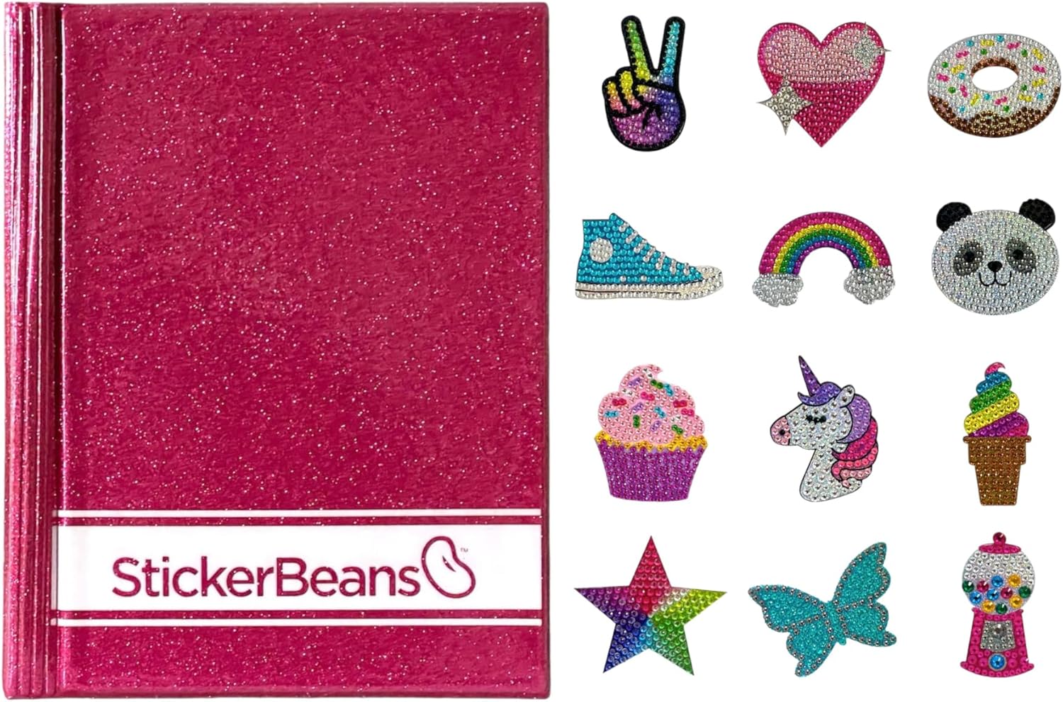 Amazon.com: StickerBeans® “The Original Rhinestone Sticker” Starter Kit ...
