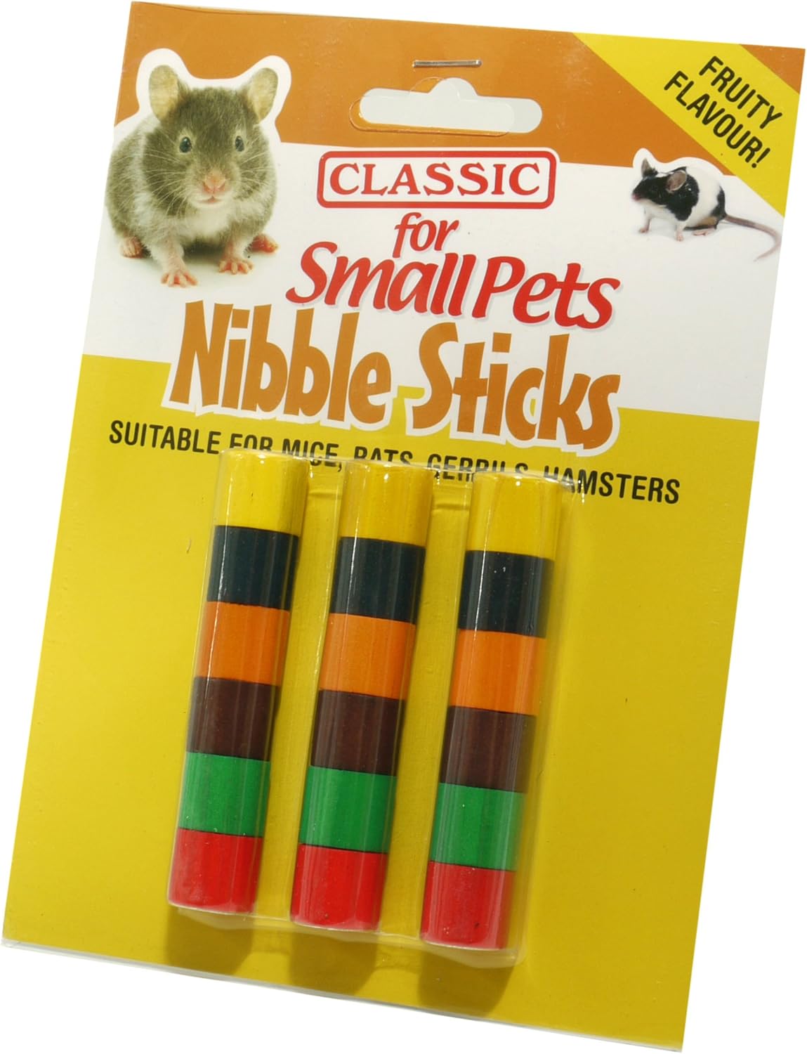 Classic Hamster Round Nibble Sticks Wood Gnaws Pets Toy : Amazon.co.uk ...