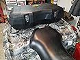 Amazon.com: Black Boar ATV Rear Storage Box & Lounger - ATV Rear Seat w ...