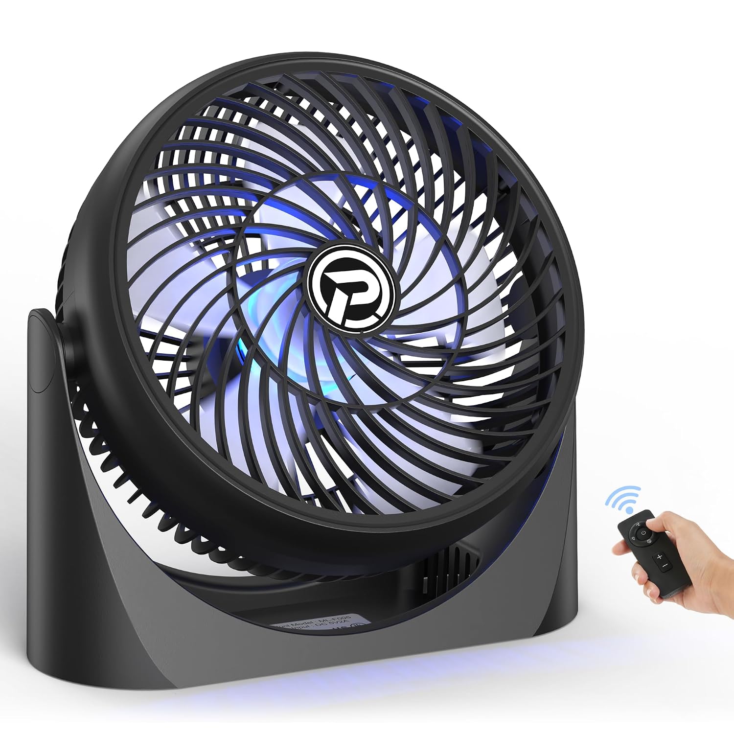 USB Fans Desk Fan 8 inch with Remote, USB Operated Fan Desktop Air ...