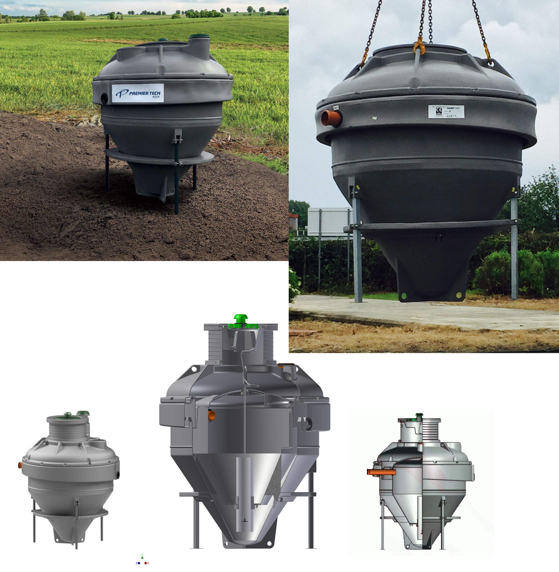 Buy ASP08 8 Person Population Sewage Pumped for up Hill Installation ...