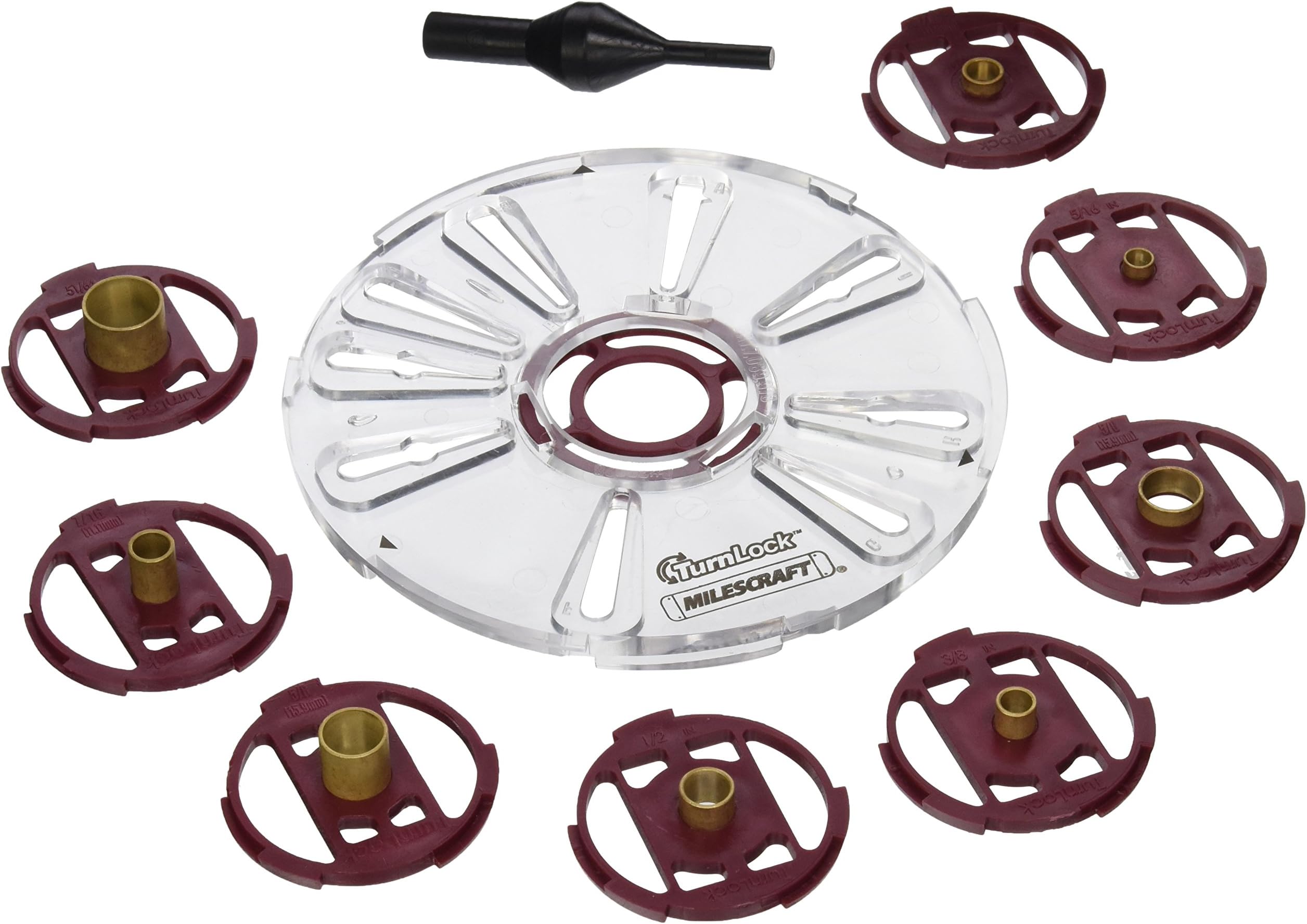 Milescraft 1201 Base Plate/Bushing Set for Routers Medium - Power ...