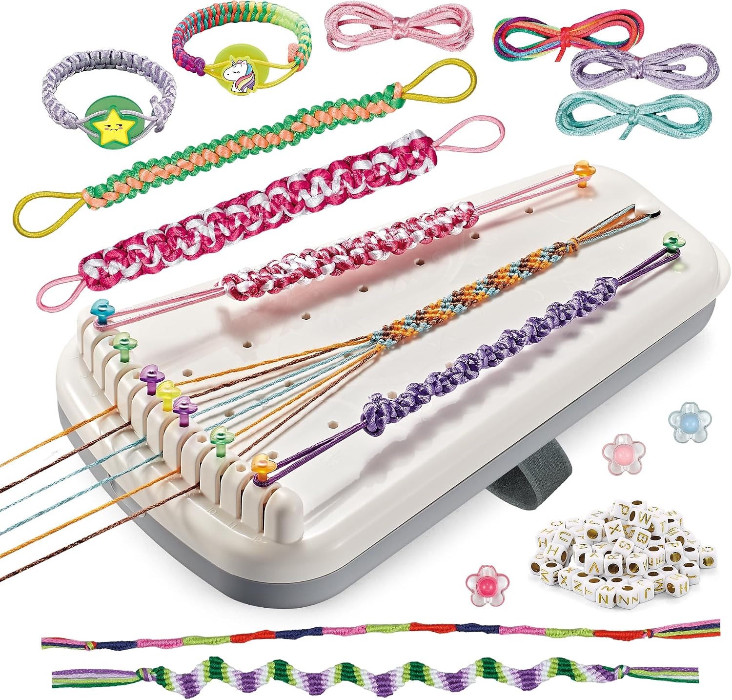 Amazon.com: Chilpals Friendship Bracelet Making Kit for Girls,Arts and ...