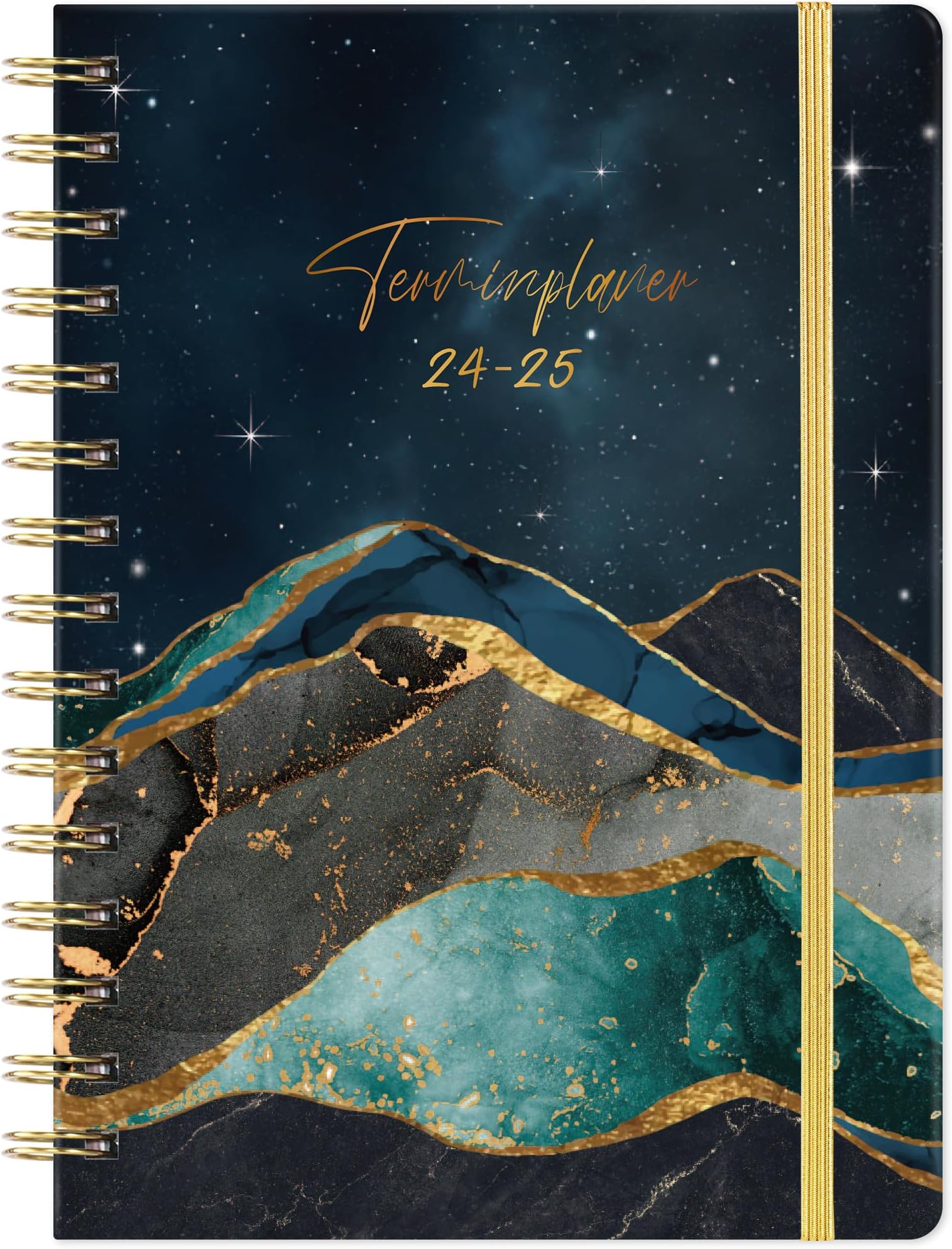 Chäff-Timer Deluxe Kalender 2024 A5 [Berry] Terminplaner 12 Monate: Jan ...