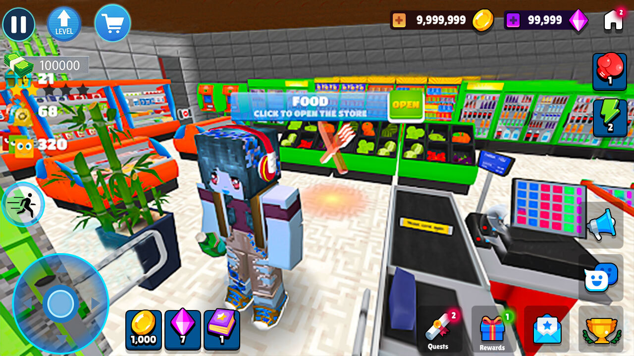 High School Party Mine Craft Simulator Games 3D: School Craft Party ...