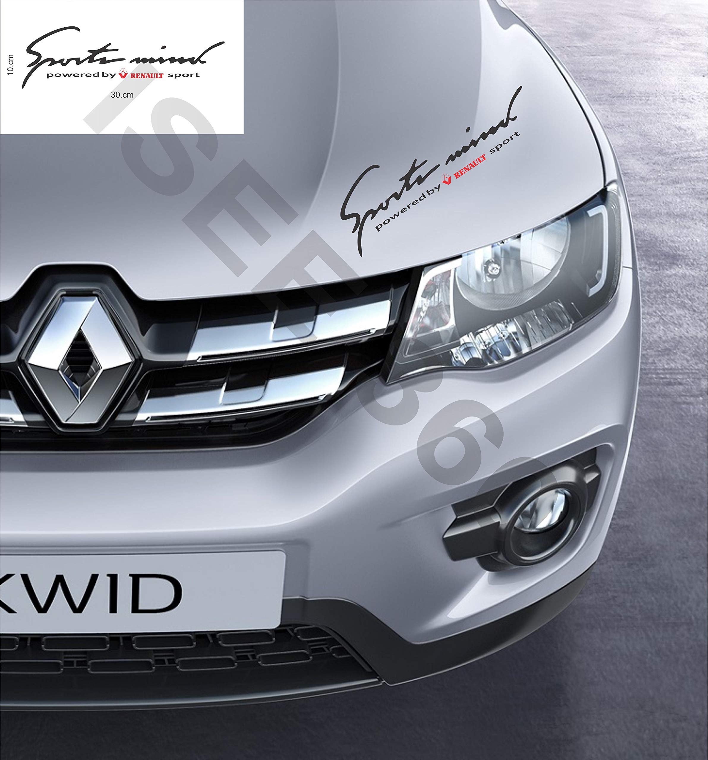ISEE 360® Sports Mind Renault Car Accessories Stickers Exterior Kwid ...