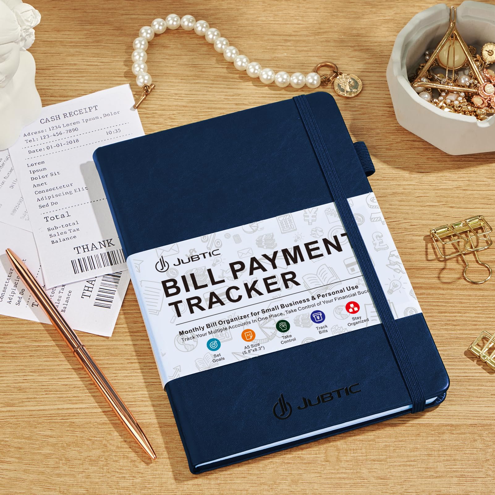 Snapklik.com : Bill Tracker Notebook, Bill Payment Tracker Monthly ...