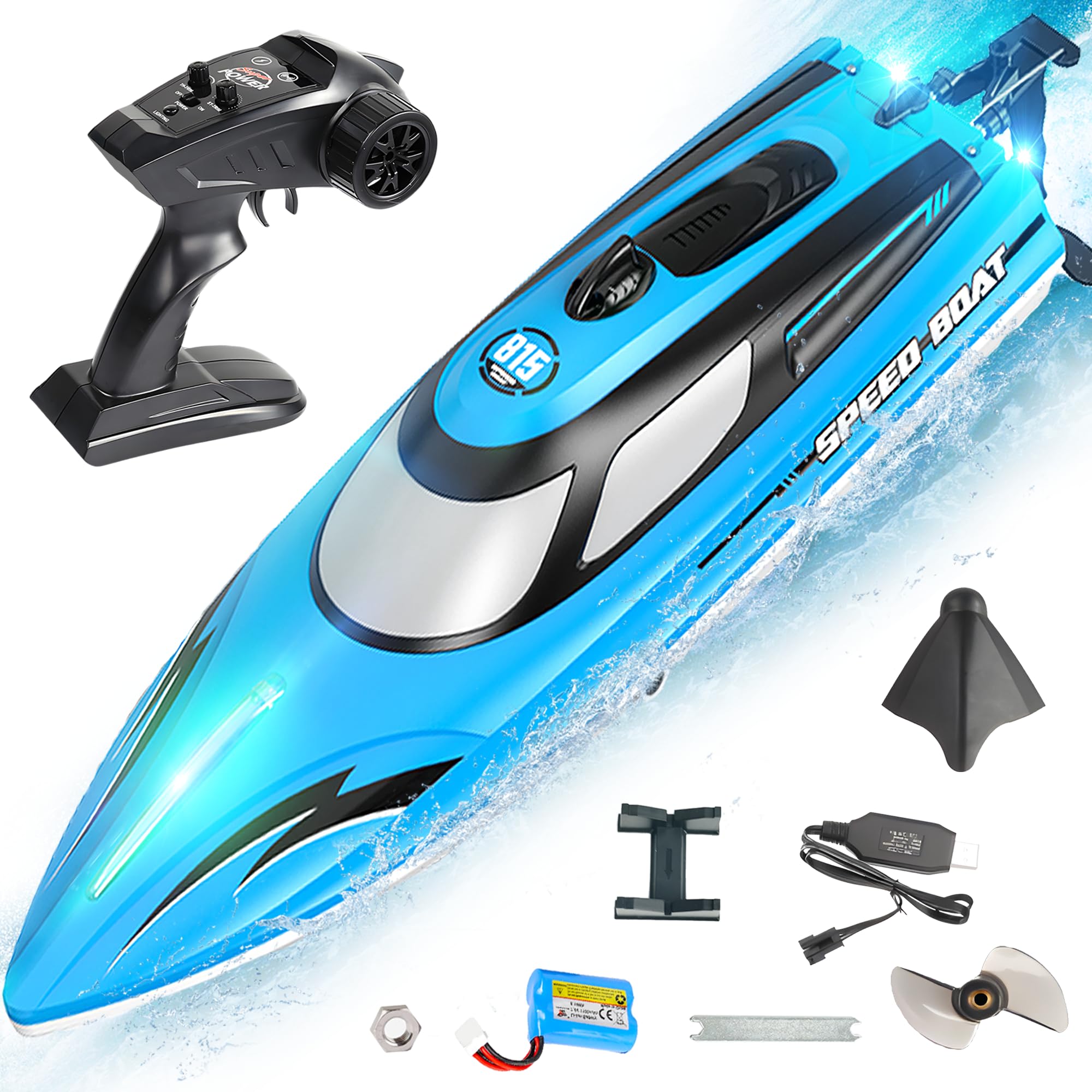 Amazon.com: BEZGAR RC Boat, 14 inch Remote Control Boat for Kids and ...