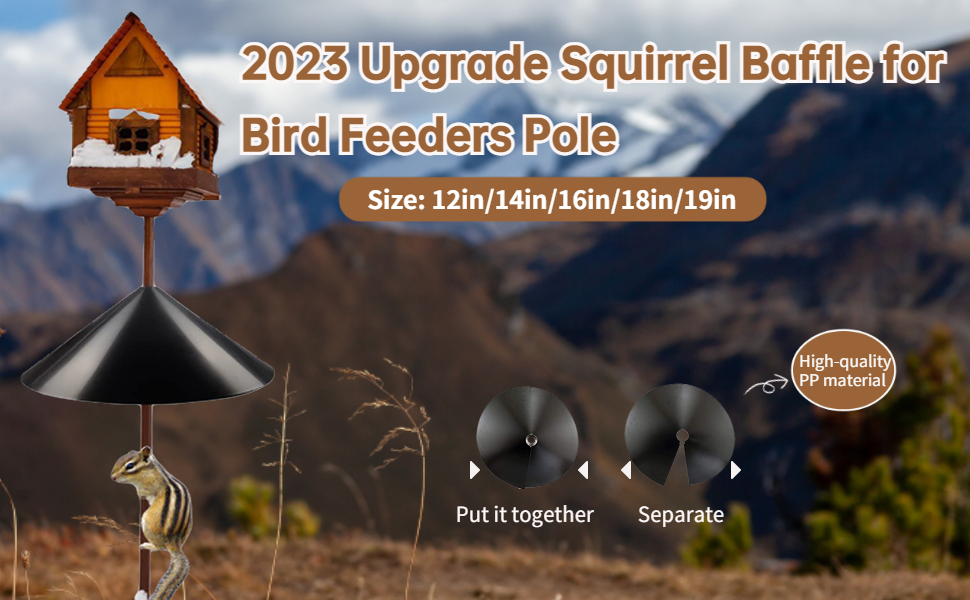 Watch Squirrel Baffle for Bird Feeders Pole - How to Install on Amazon Live
