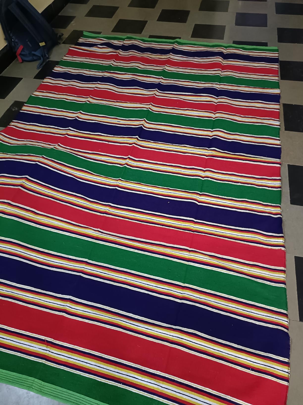 Buy P&T Premium Satranji Dari, Solapuri satranji, Cotton Carpet ...
