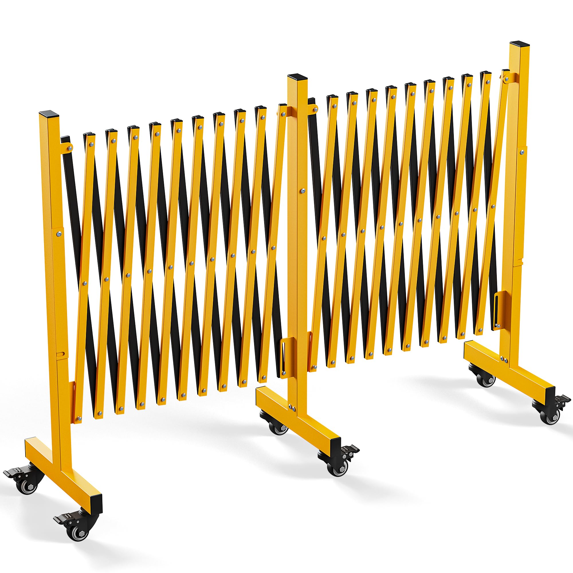Amazon.com: YITAHOME Metal Expandable Mobile Barricade Gate Outdoor ...