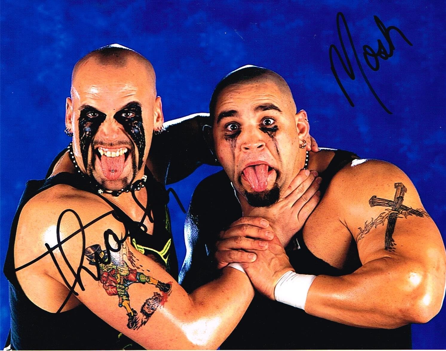WWF HEAD BANGERS MOSH & THRASHER AUTOGRAPHED 8X10 PHOTO AUTOGRAPH at ...