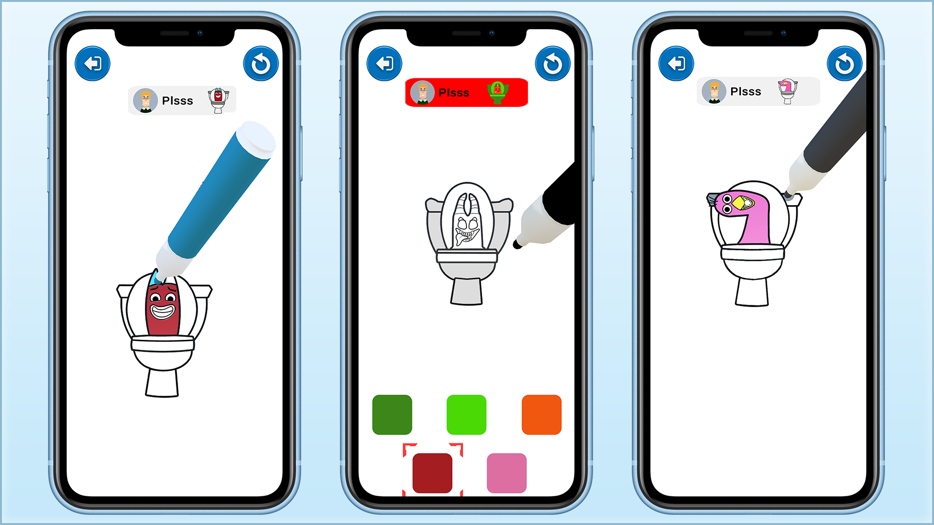 Monster Coloring ASMR Draw Puzzle Rush: Painting Book Brain Puzzle ...